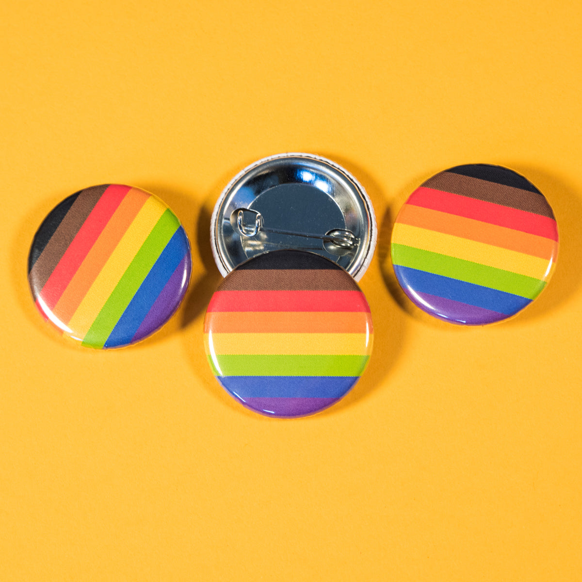 Pride (POC Inclusive) Flag Button – Mik Mocha Apparel